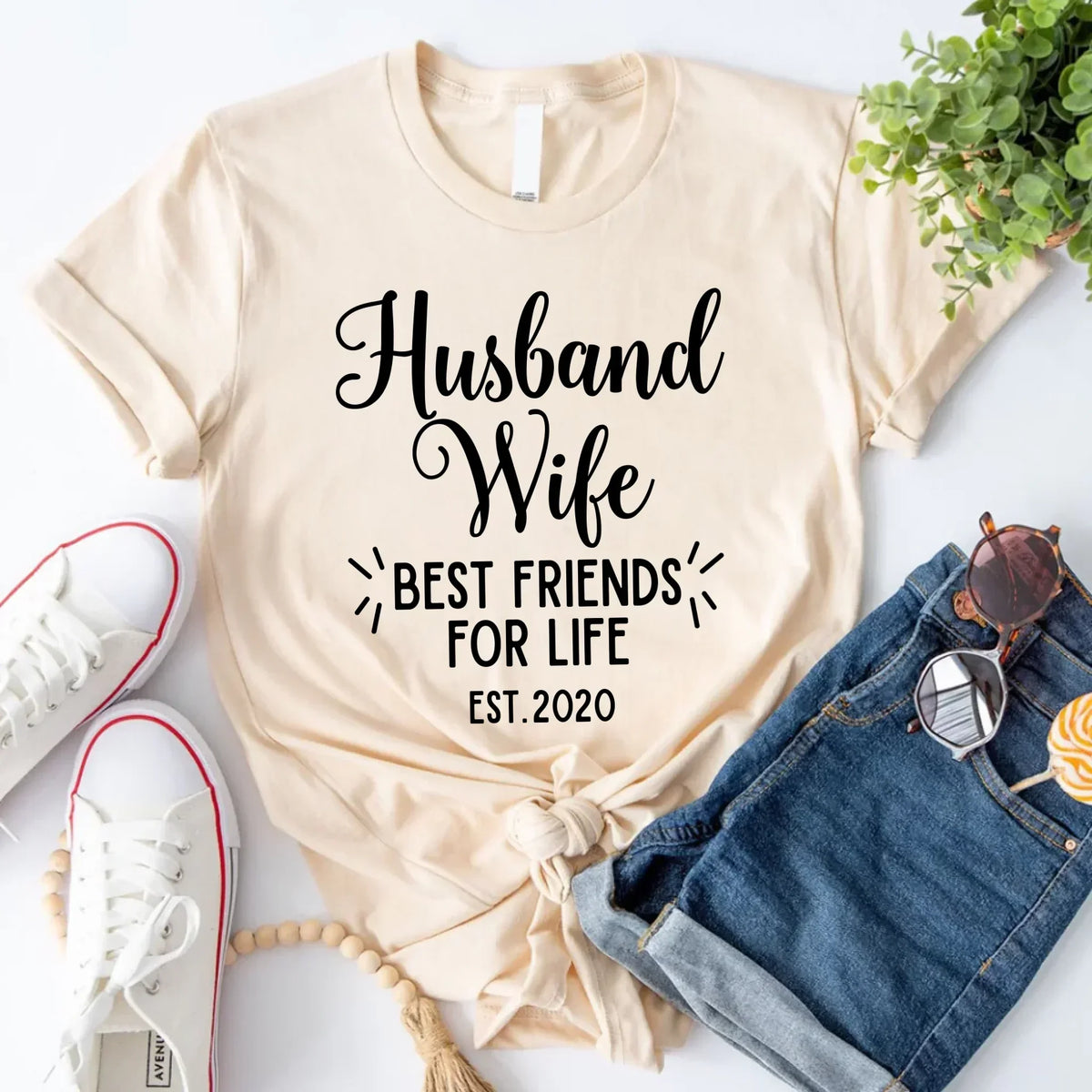 Husband Wife Best Friend for Life Tees – Adorb Custom Tees